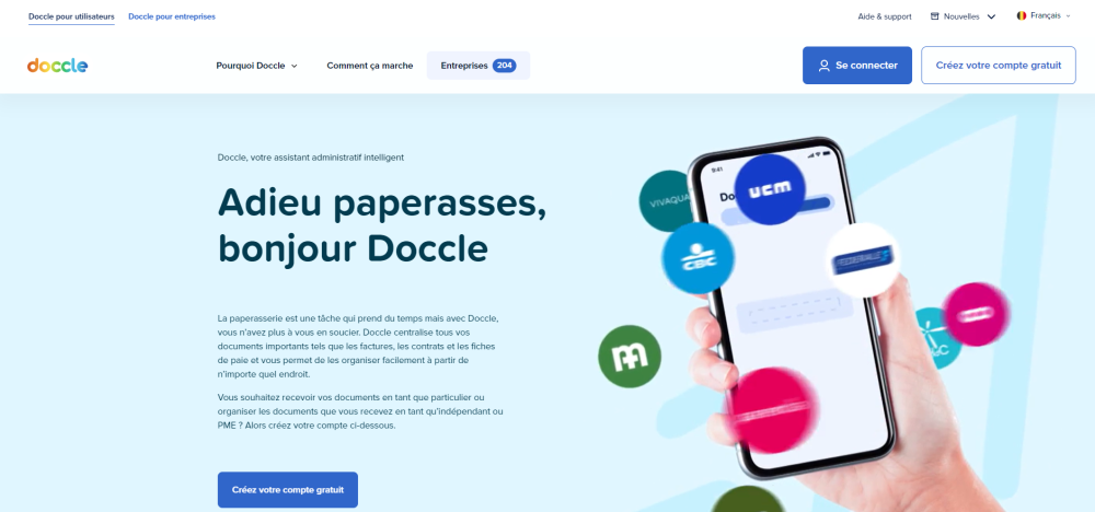 Un nouveau site web pour Doccle ! - Doccle