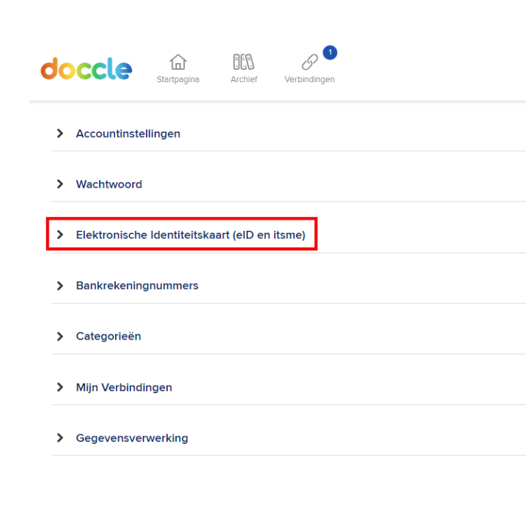 Doccle verbinden met itsme in 5 stappen - Doccle BE