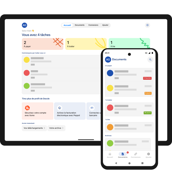 Découvrez la nouvelle version de l’application Doccle - Doccle