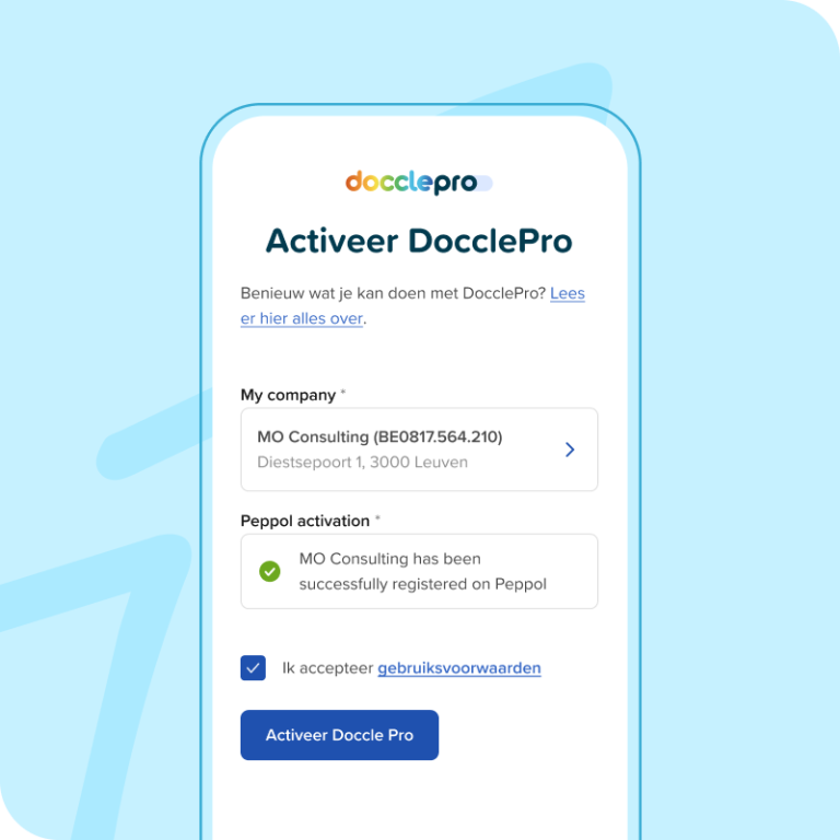 Doccle voor zelfstandigen - Doccle BE